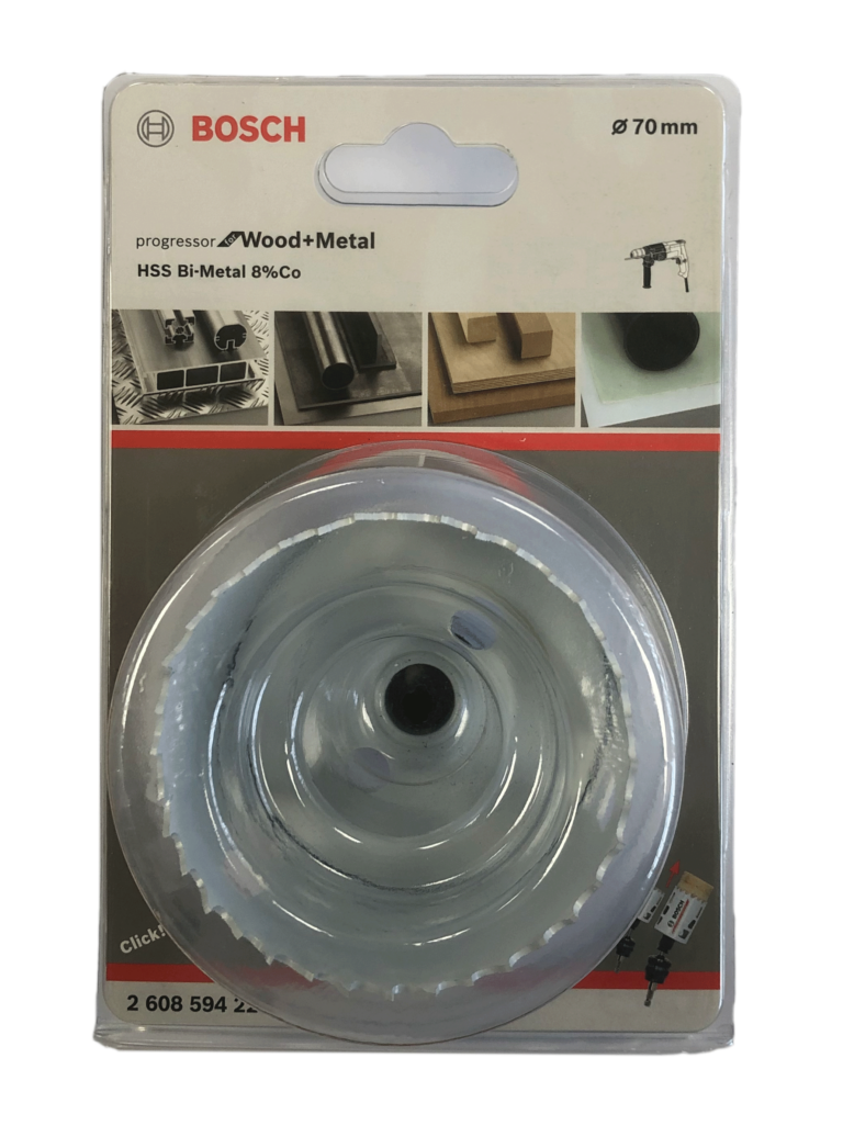 BOSCH Hole Saw, 70mm - Fixings & Fasteners - Fix Direct